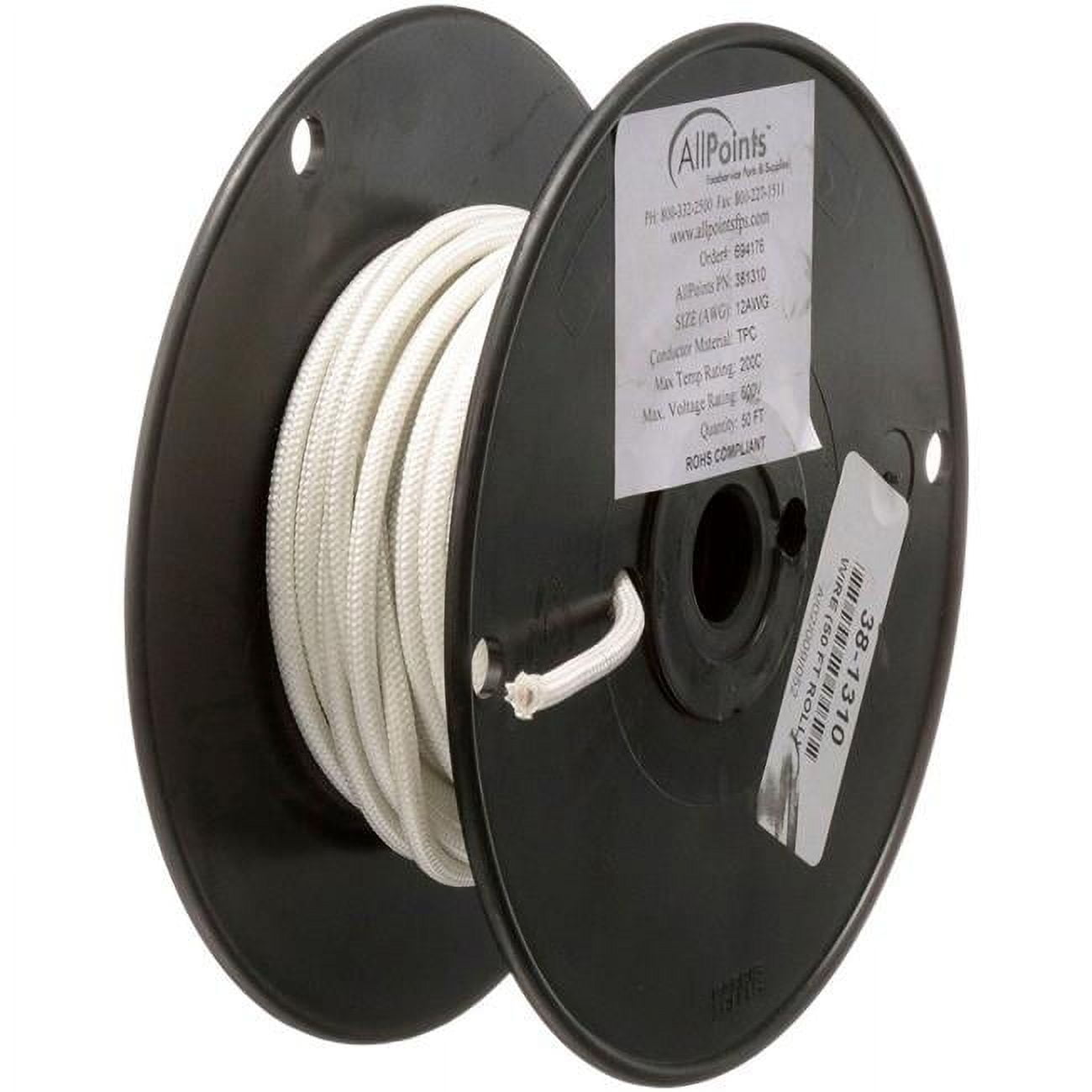 AllPoints 38-1310 High Temperature Wire - No. 12 Gauge - Stranded SF2 ...