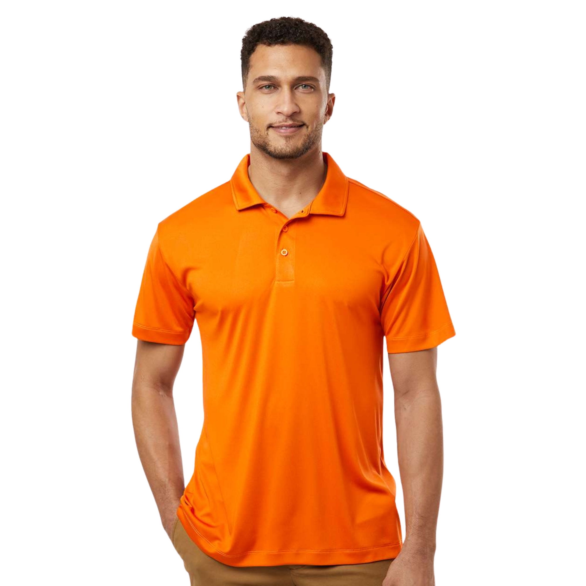 AllPro Men's Polo Shirts Short Sleeve Collar T-Shirt 100% Polyester Dry ...