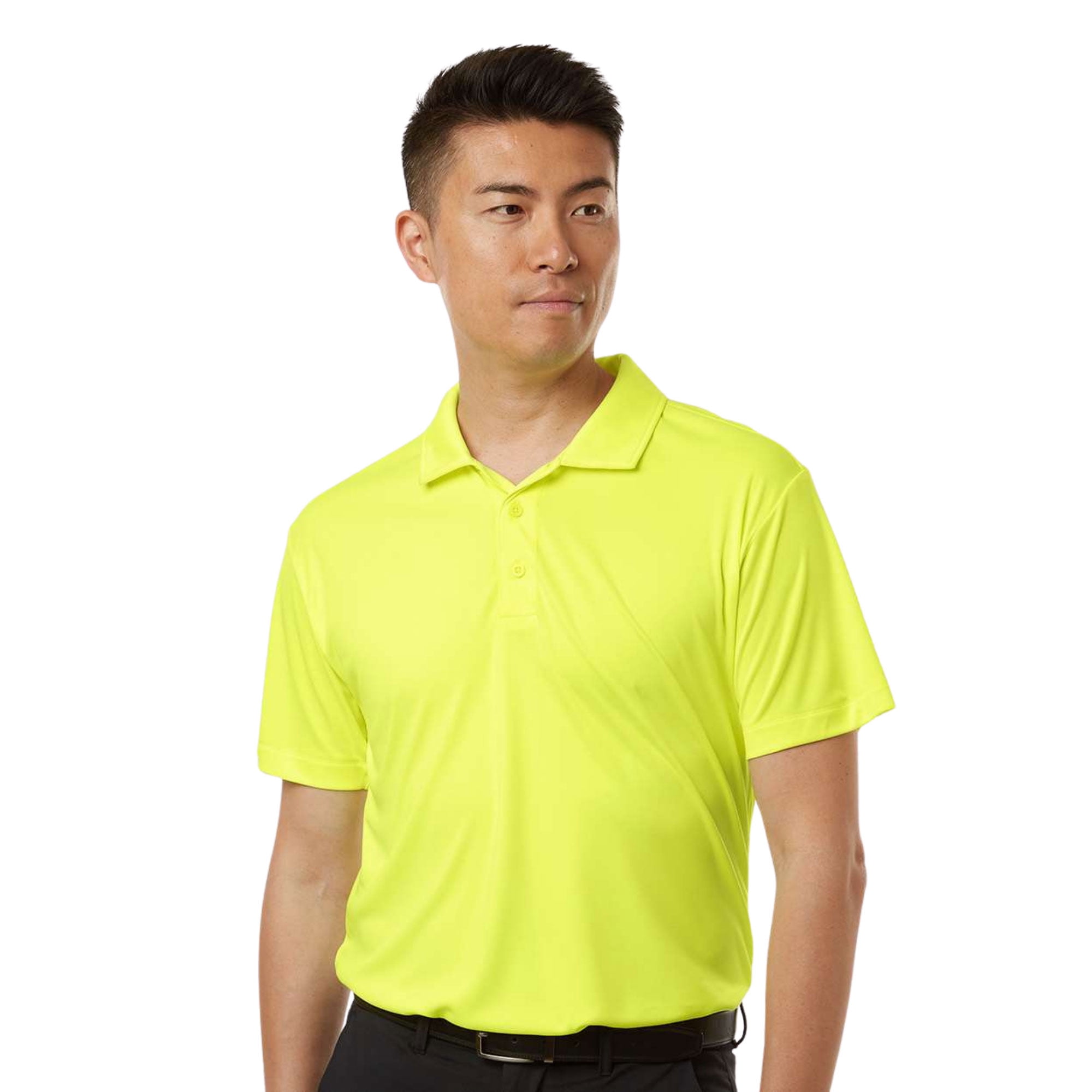 AllPro Men's Polo Shirts Short Sleeve Collar T-Shirt 100% Polyester Dry ...