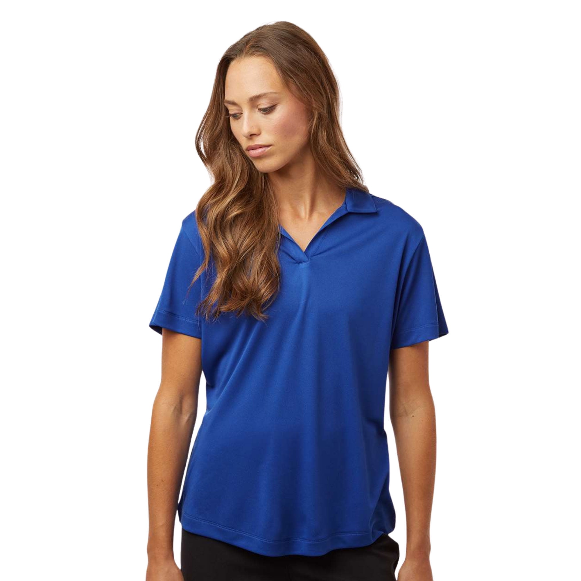 AllPro Women's Performance Polo Shirt 100% Polyester Pro-Lock Short ...