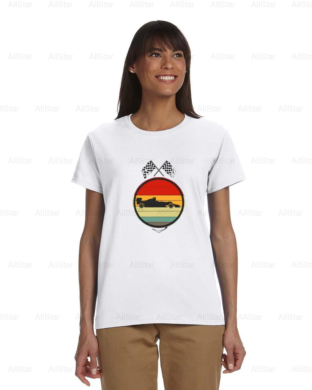 AllStar98 Retro Sunset, Formula Race Car, Racing, Racer Graphic T-Shirt ...