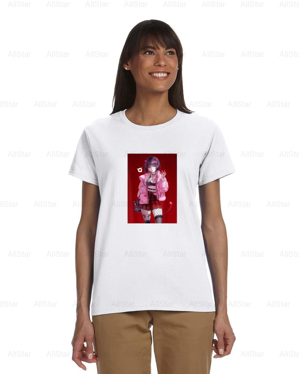 AllStar99 Anime Girl Kawaii Waifu, Aesthetic Japanese Manga Fun T-Shirt ...