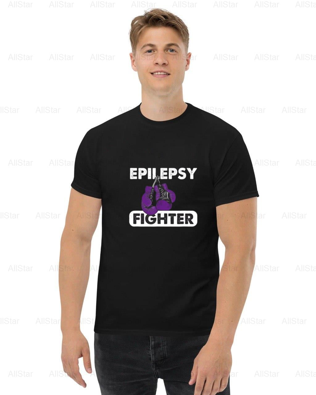 AllStar99 Epilepsy Fighter, Purple Boxing Gloves, Epilepsy Awareness T ...