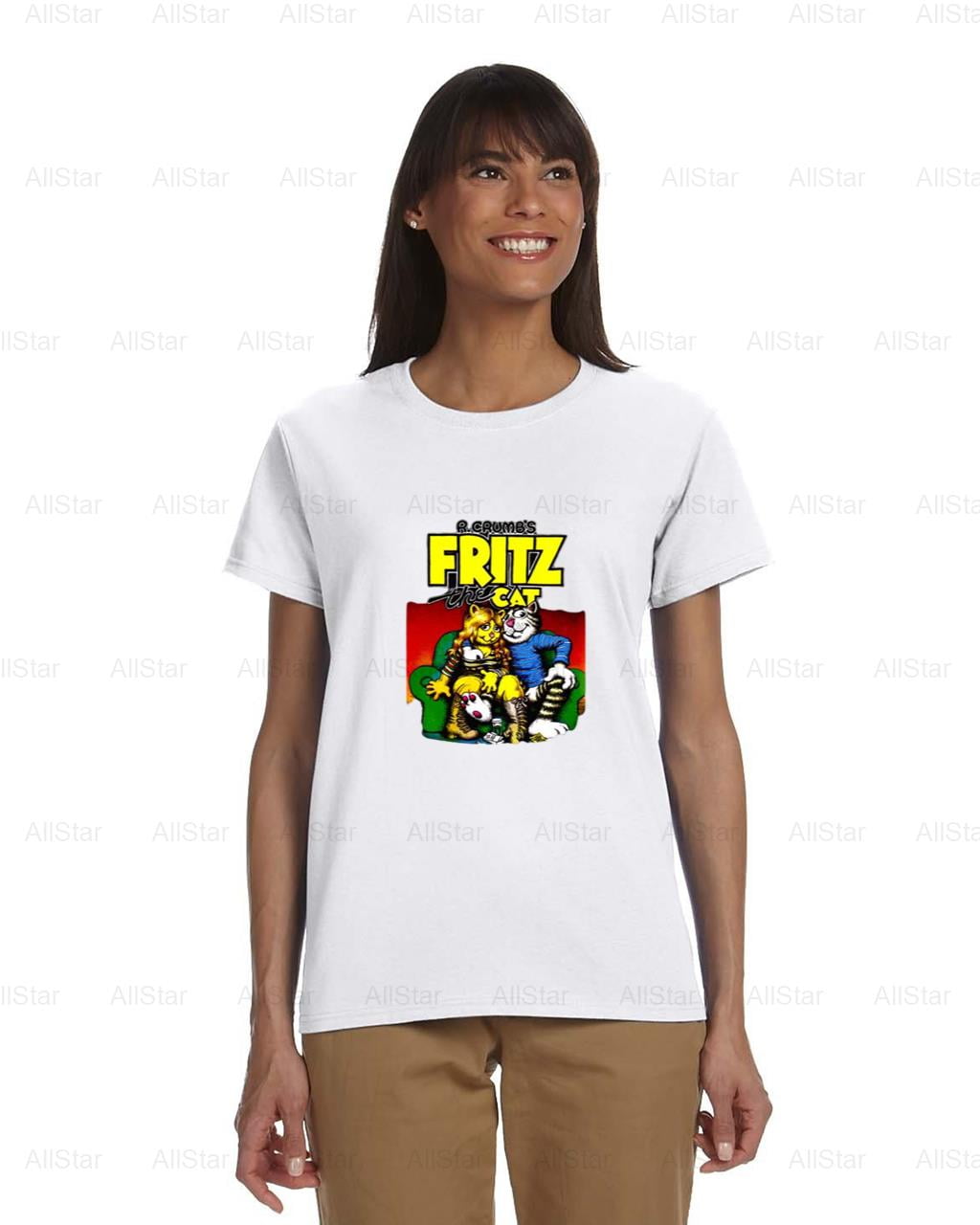 AllStar99 Fritz The Cat, Cartoon Graphic Design Image Fun Print T-Shirt ...