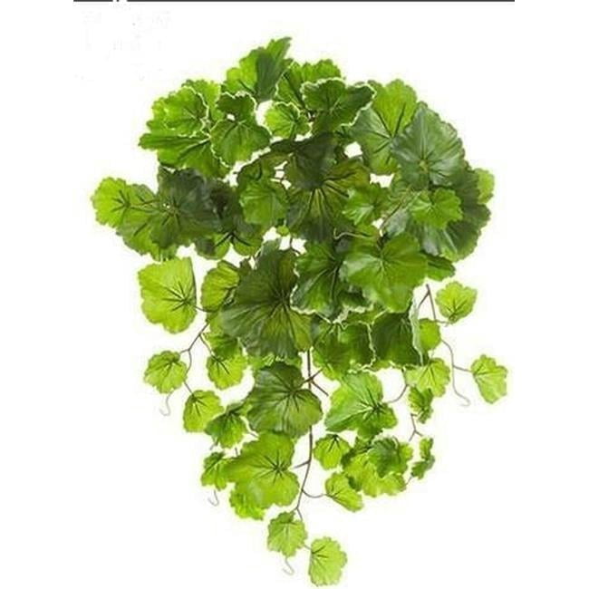 AllState Floral PBG320-VG 21 in. UV Protected Artificial Geranium Leaf ...