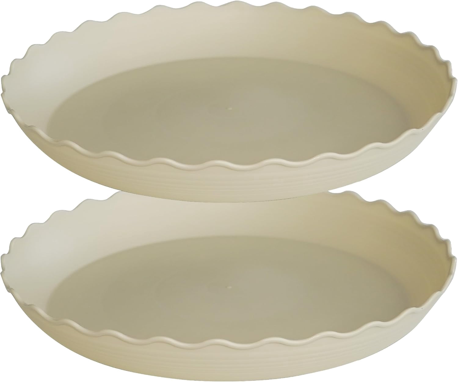 AllWays Plaza 2 Pack of 14 inch Plant Saucer Plant Tray, Plastic Plant ...