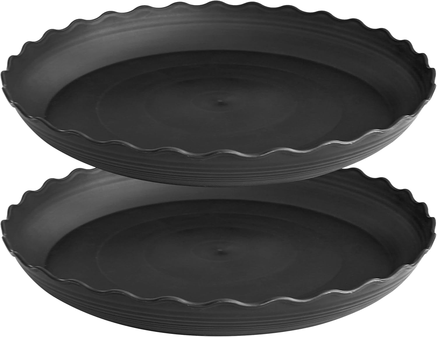 AllWays Plaza 2 Pack of 14 inch Plant Saucer Plant Tray, Plastic Plant ...