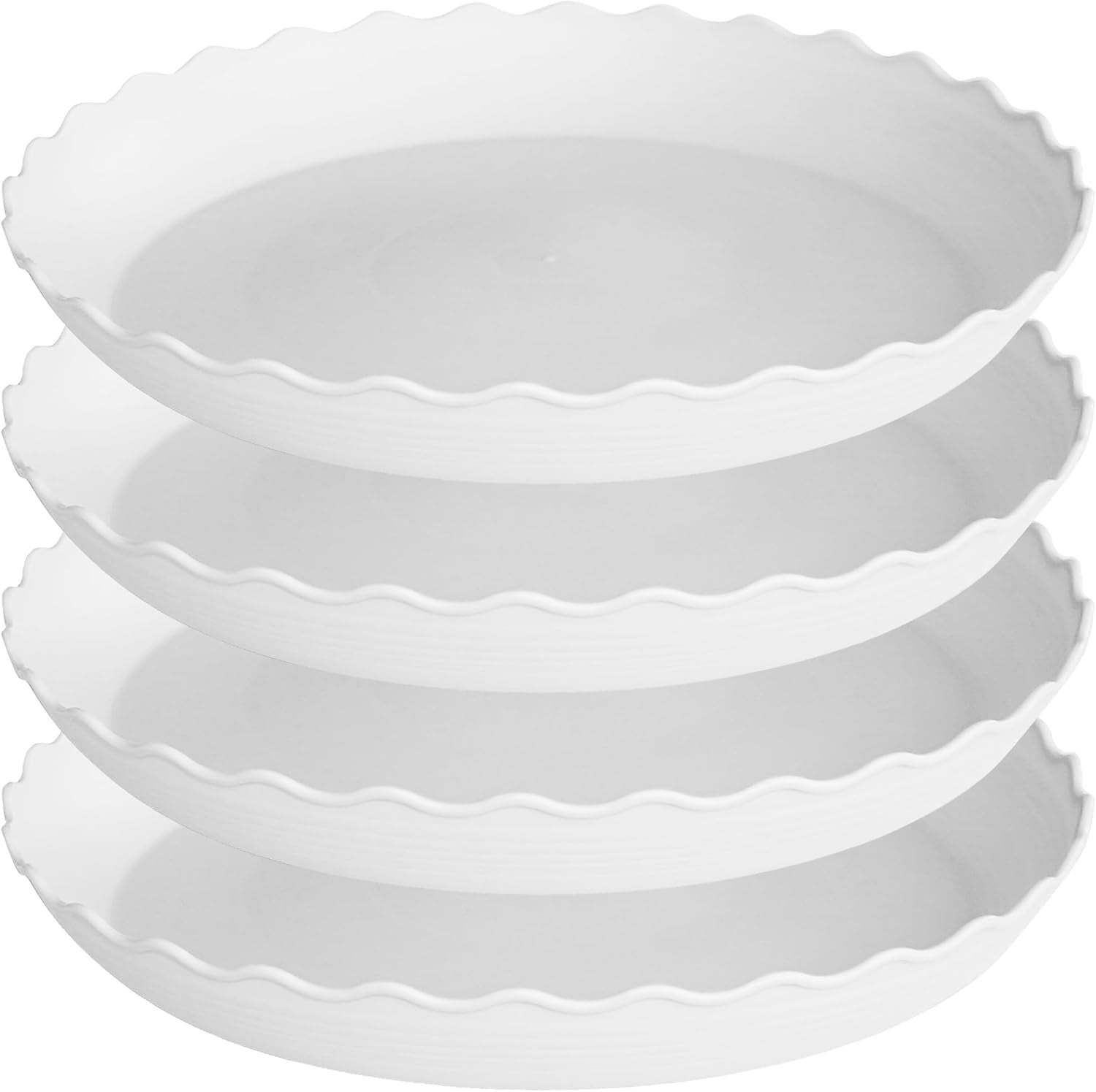 AllWays Plaza 4 Pack of 14 inch Plant Saucer, Plastic Plant Saucer 14 ...