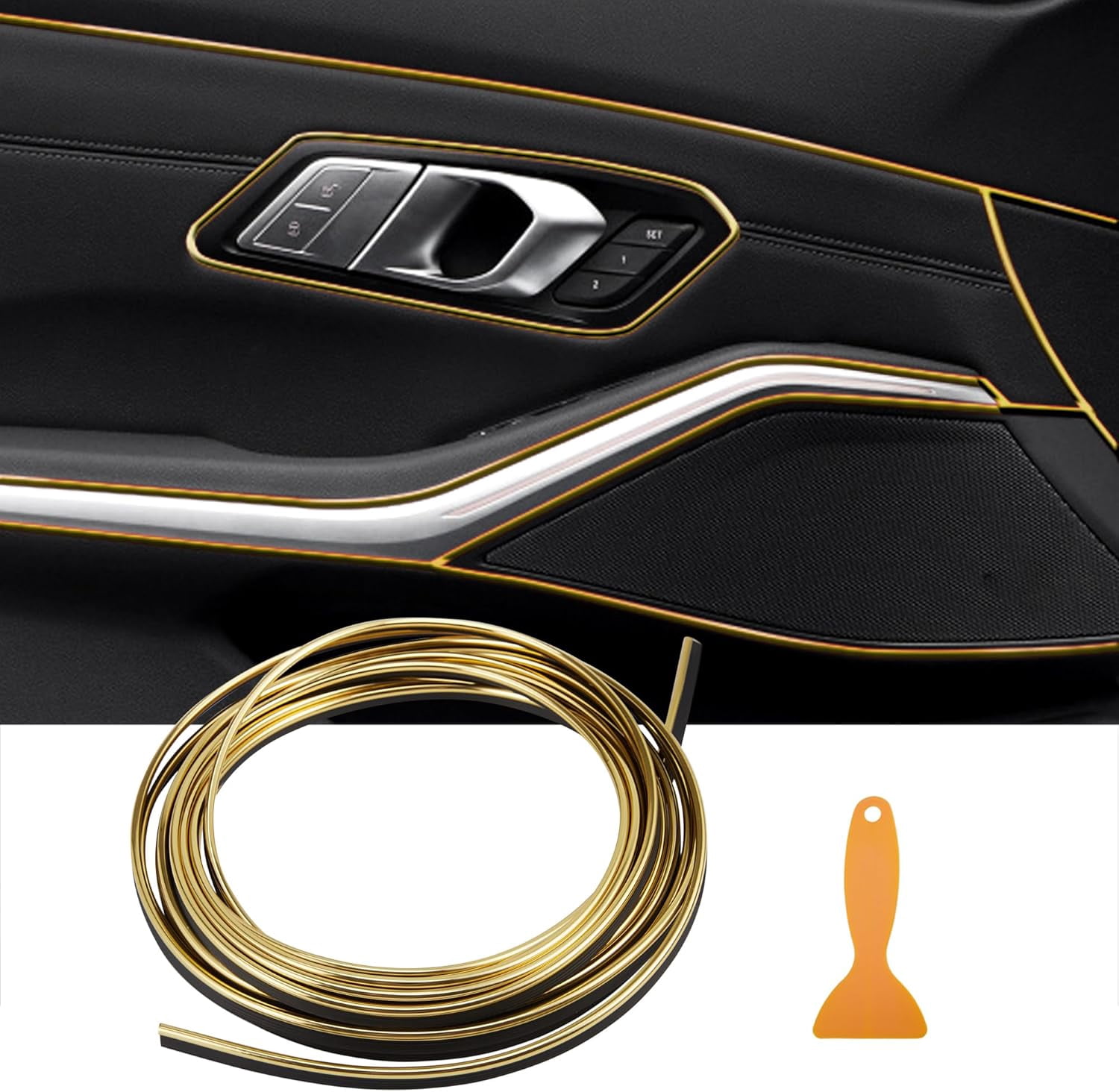AllWays Plaza Car Interior Moulding Strip Car Decorative Filler Insert ...