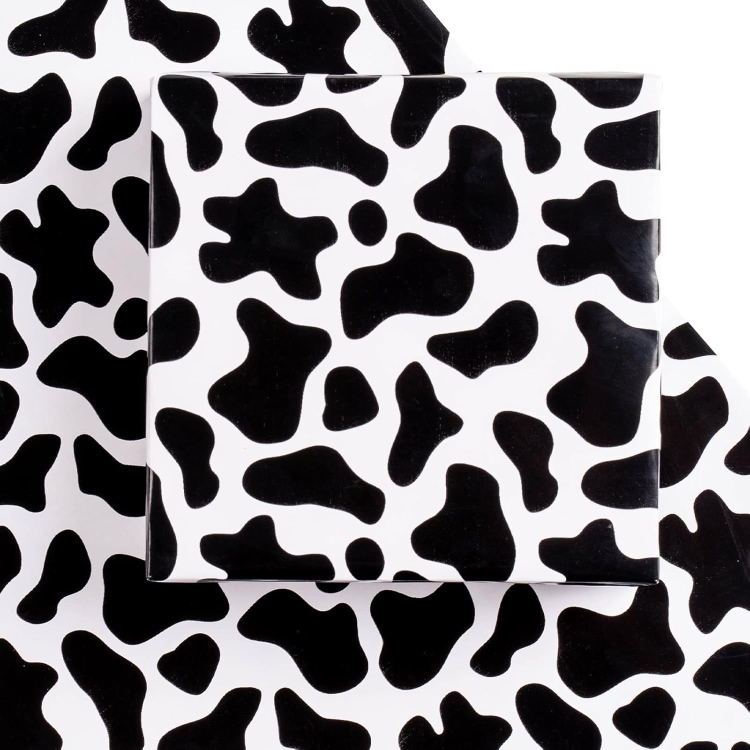 AllWays Plaza Cow Wrapping Paper Sheet - 12 Sheets Cow Prints Design ...