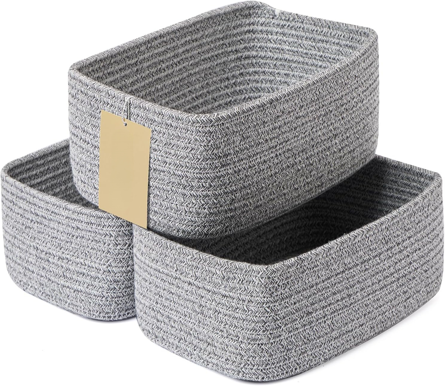 AllWays Plaza Small Storage Baskets for Organizing | Closet Organizer ...