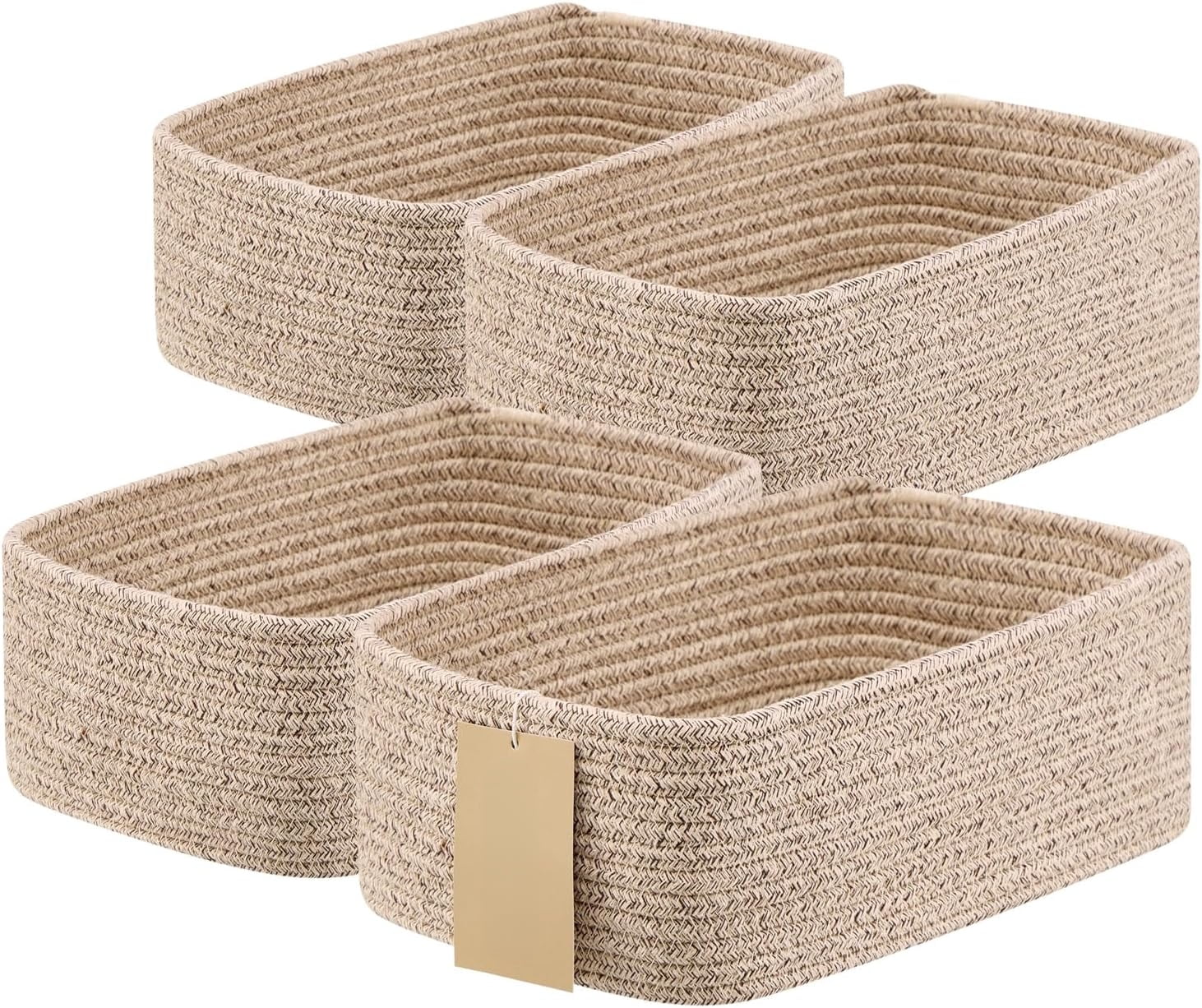 AllWays Plaza Small Storage Baskets for Organizing | Closet Organizer ...