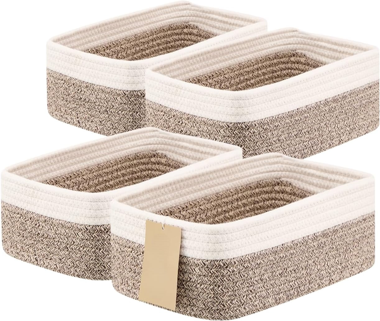AllWays Plaza Small Storage Baskets for Organizing | Closet Organizer ...