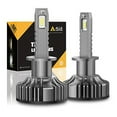 Alla Lighting 10000lm H1 LED Bulbs, P14.5s Base, TS-CR, 6000K Xenon ...
