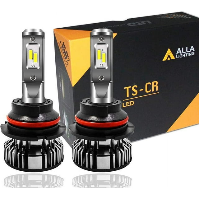 Alla Lighting HB5 9007 LED Bulbs, 10000lm Dual Beam, 6000K Xenon, TS-CR Replacement - Walmart.com