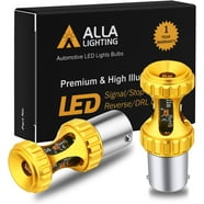 AUXITO 2022 4KP8 1156, 7506, P21W, BA15S Amber LED Turn Signal Bulbs, CANBUS Error Free ...