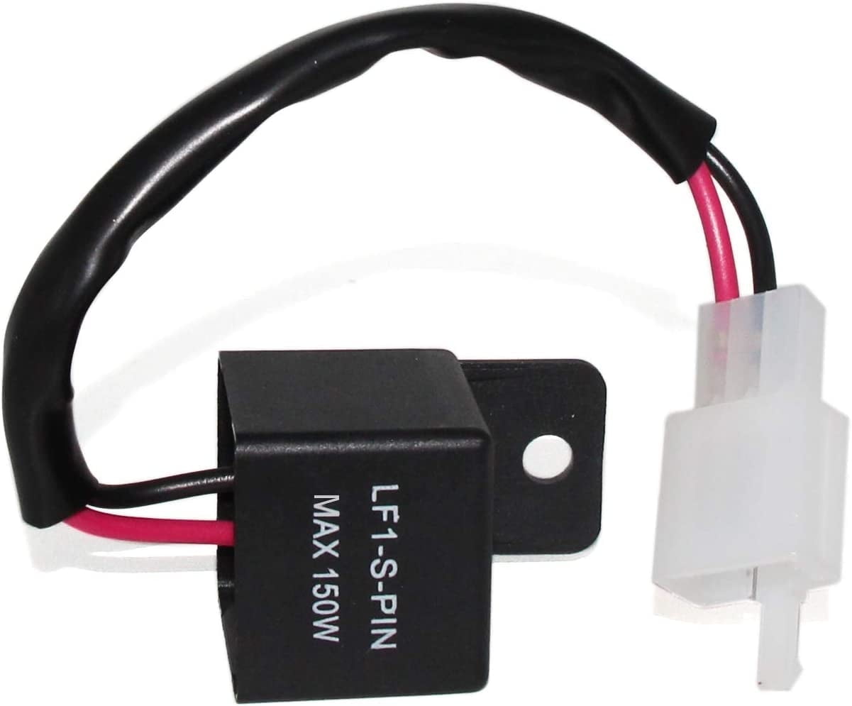 Alla Lighting 2-Pin Electronic Turn Signal Flasher Relay Fix Motorcycle ...
