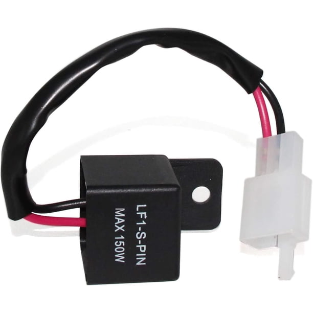 Alla Lighting 2-Pin Electronic Turn Signal Flasher Relay Fix Motorcycle ...