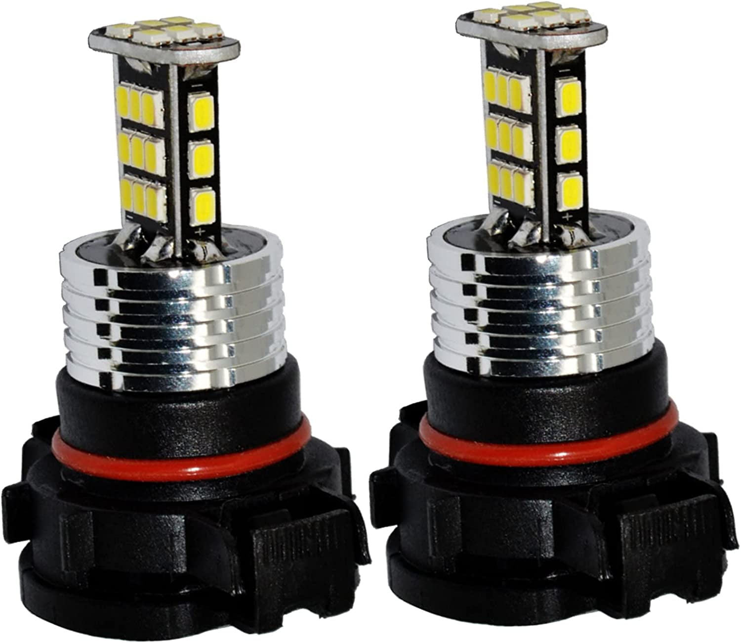 Alla Lighting 2000 Lumens 2504 PSX24W LED Fog Lights Bulbs High Power ...