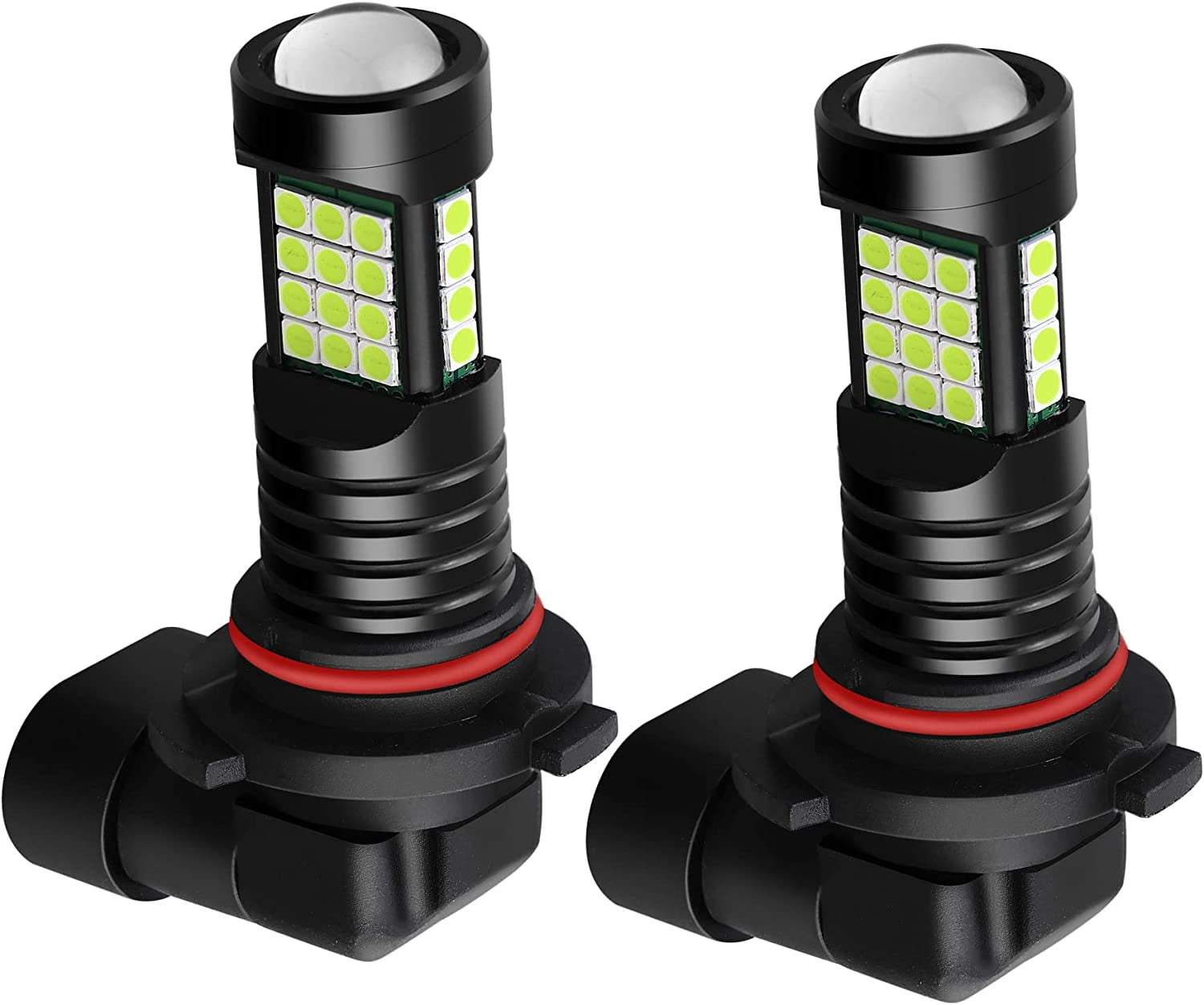 Alla Lighting 2000 Lumens HB4 9006 LED 8000K Ice Blue Fog Lights Bulbs ...