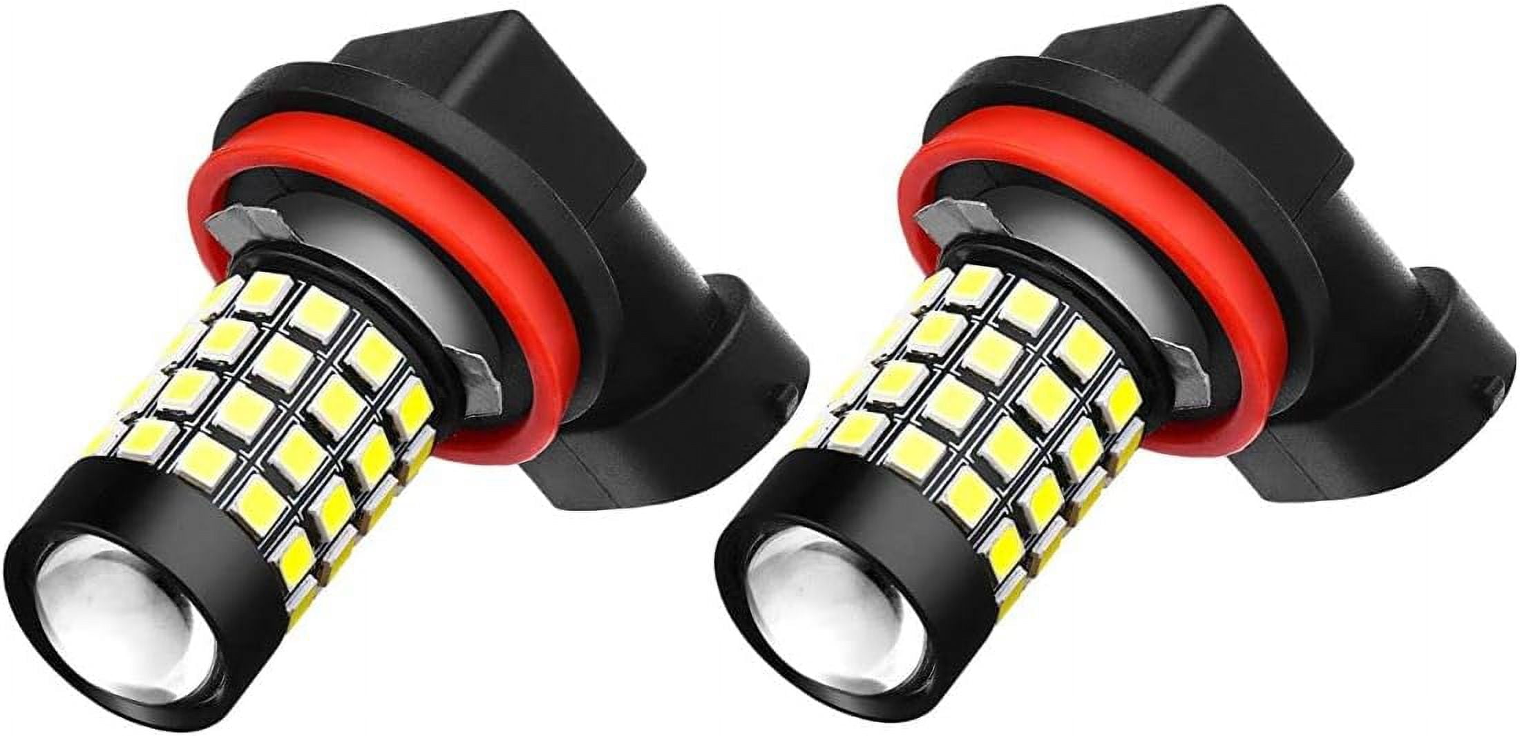 Alla Lighting 2000Lm PS19W 5202 LED Fog Lights Bulbs 2835 51-SMD Super ...