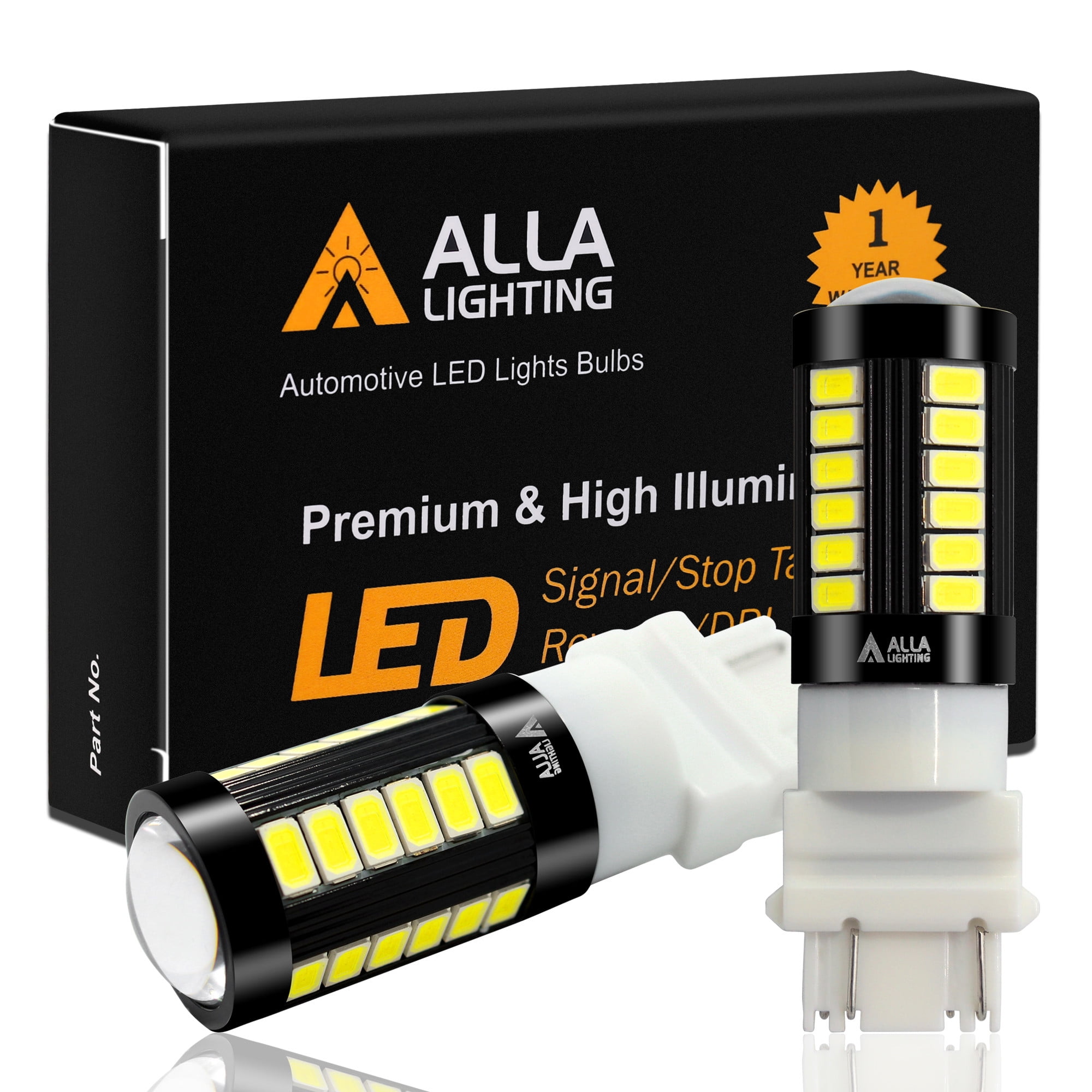 Alla Lighting 2800lm 3157 4114 3156 LED Lights Bulb 5730-33 Back-up ...