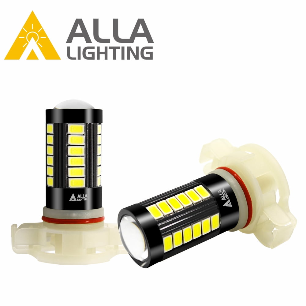 Alla Lighting 2800lm 5201 PS19W 5202 LED Fog Lights Bulb Xtreme Super ...