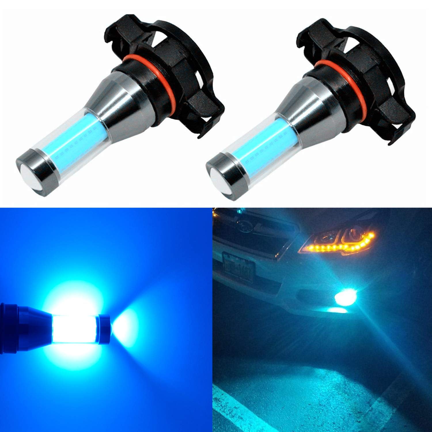 Alla Lighting 2800lm 5201 PS19W 5202 LED Fog Lights Bulb Xtreme Super ...