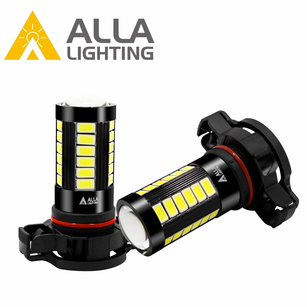 Alla Lighting 2800lm PSX24W 12276 2504 LED Fog Lights Bulb Xtreme Super ...