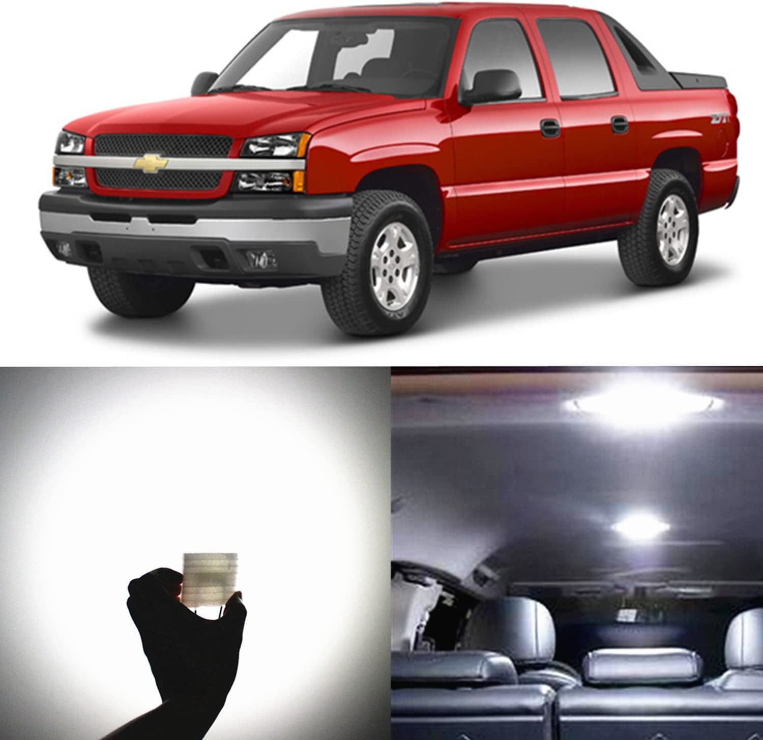 Alla Lighting 2pc Super Bright 6000K Xenon White 212-2 211-2 578 LED ...