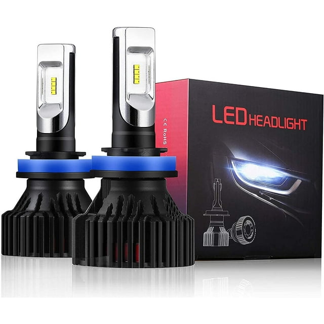 Alla Lighting 2pcs 6000K White LED Headlights Low Beams Kit for 2016 ...