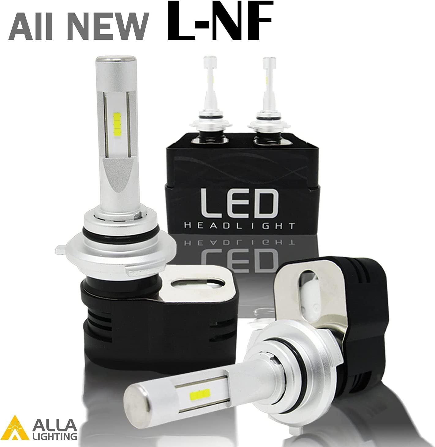 Alla Lighting 9006 LED Kit, Super Bright 8400Lms Low Beam Headlights ...
