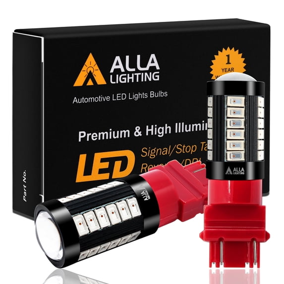 Alla Lighting 3156 3057 3157 LED Strobe Flashing Brake Lights Bulbs ...
