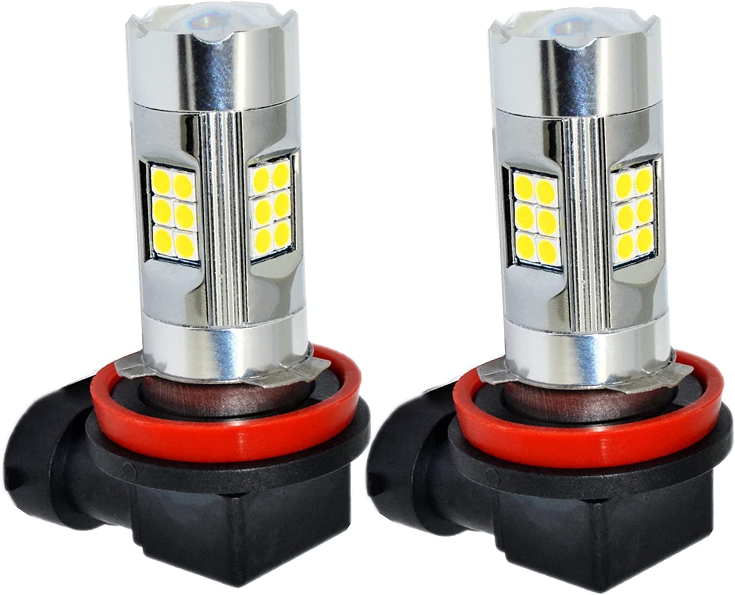 Alla Lighting 3200 Lumens H11 LED Fog Lights Bulb High Power 3030 27 ...