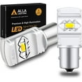 Alla Lighting 3800lm BA15S 1156 White LED Bulbs Bright P21W 7506 1156 LED Bulb High Power 56-SMD ...