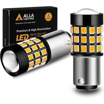 Alla Lighting BA15S 1156 LED Turn Signal Light Bulbs Super Bright P21W ...