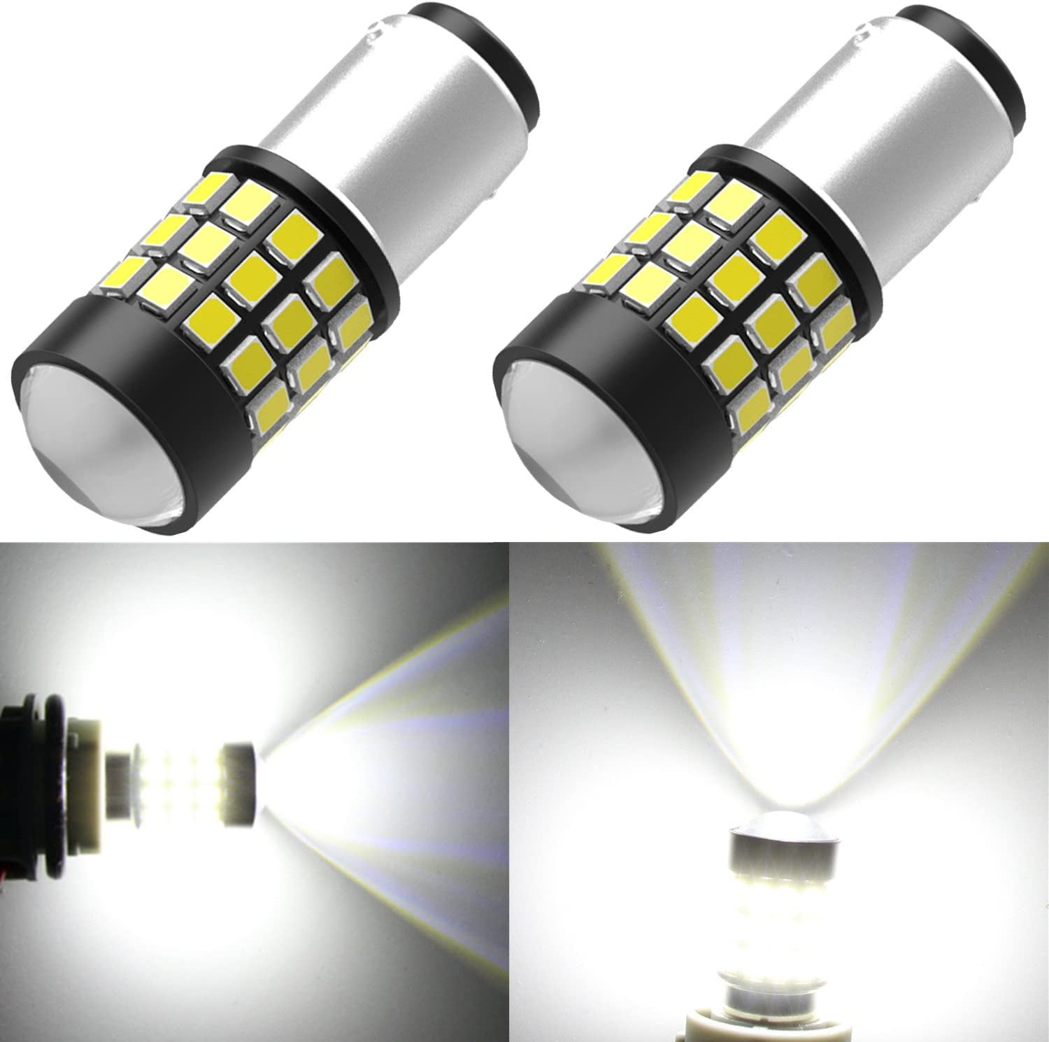 Alla Lighting 39-SMD High Power 2835 Chipsets Super Bright 1157 2357NA ...