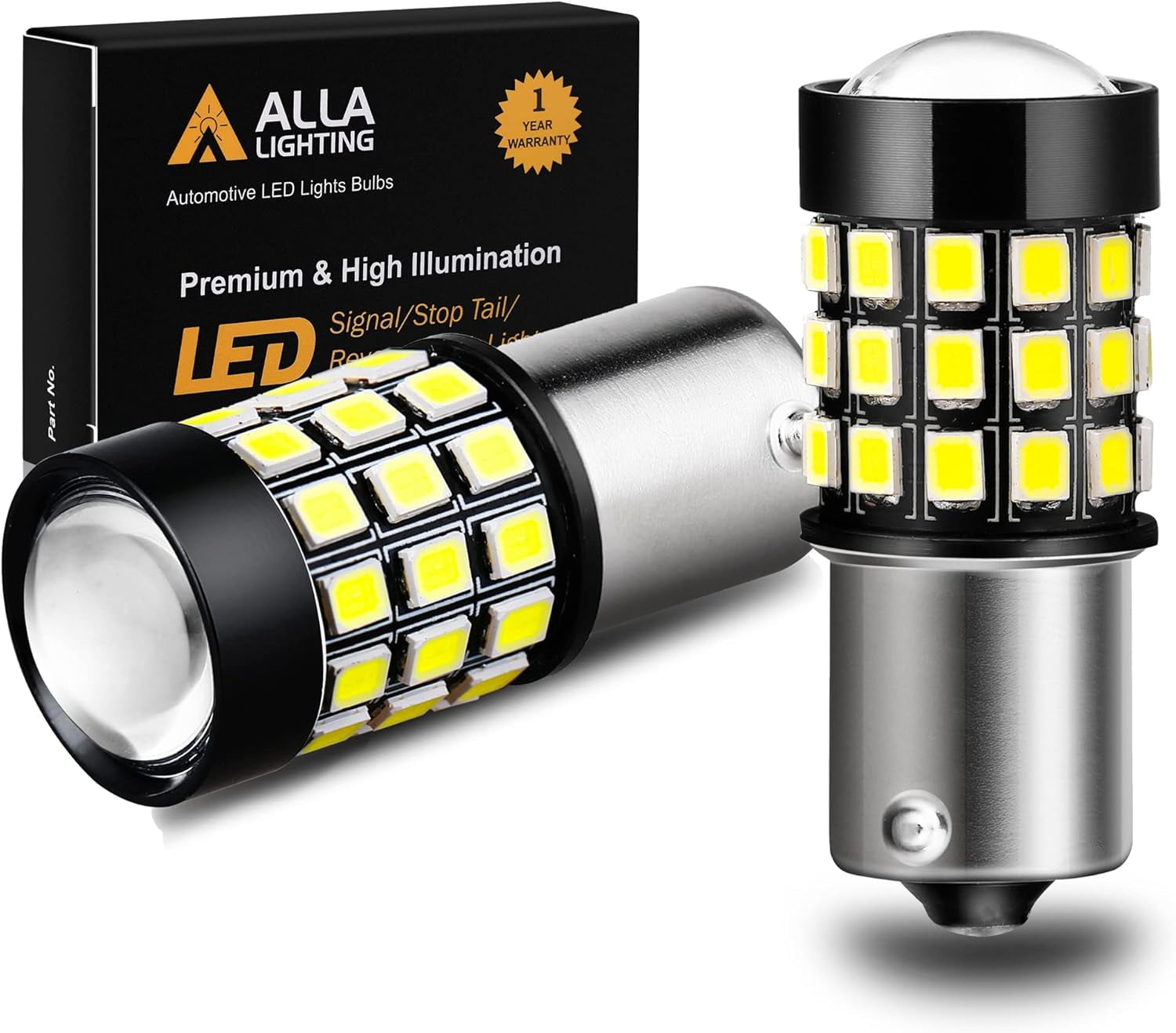 Alla Lighting 39-SMD High Power 2835 Chipsets Super Bright 7507 12496 ...
