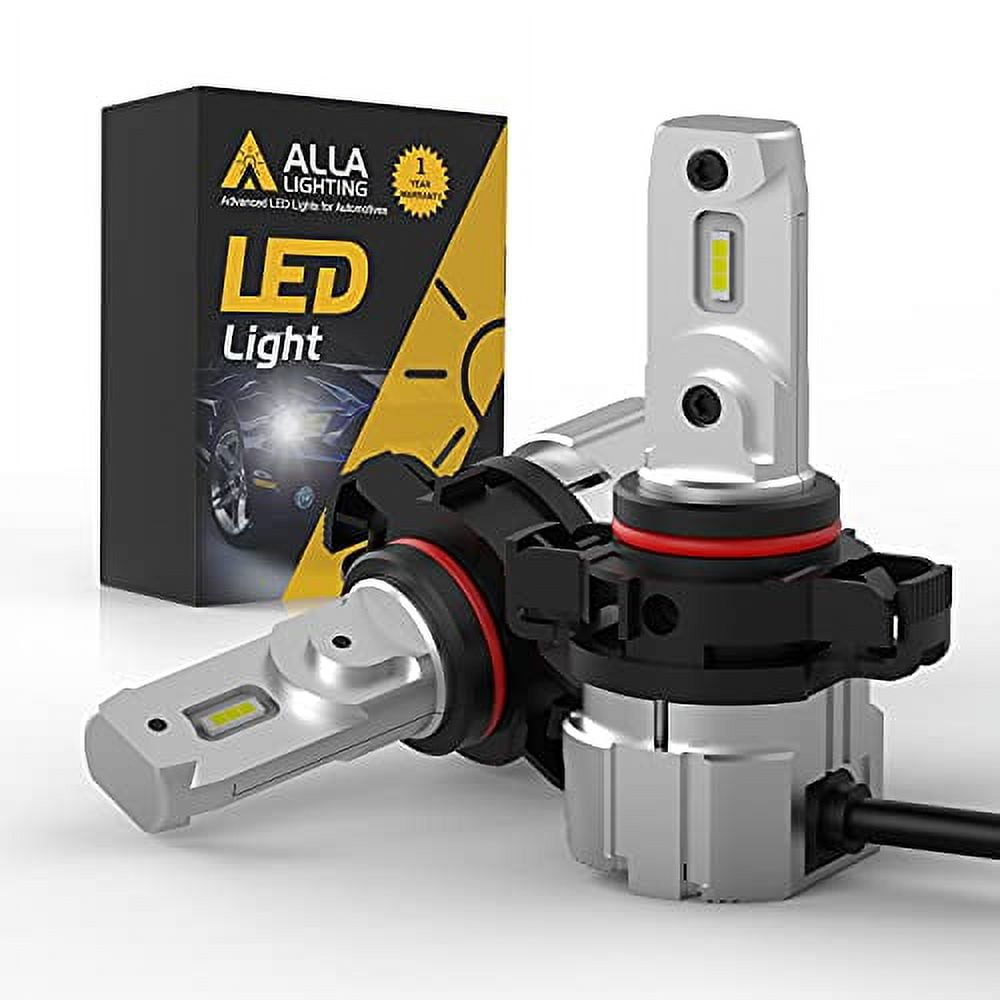 Alla Lighting 4000 Lumens 2504 PSX24W LED Fog Lights Bulbs, 6000K Xenon ...