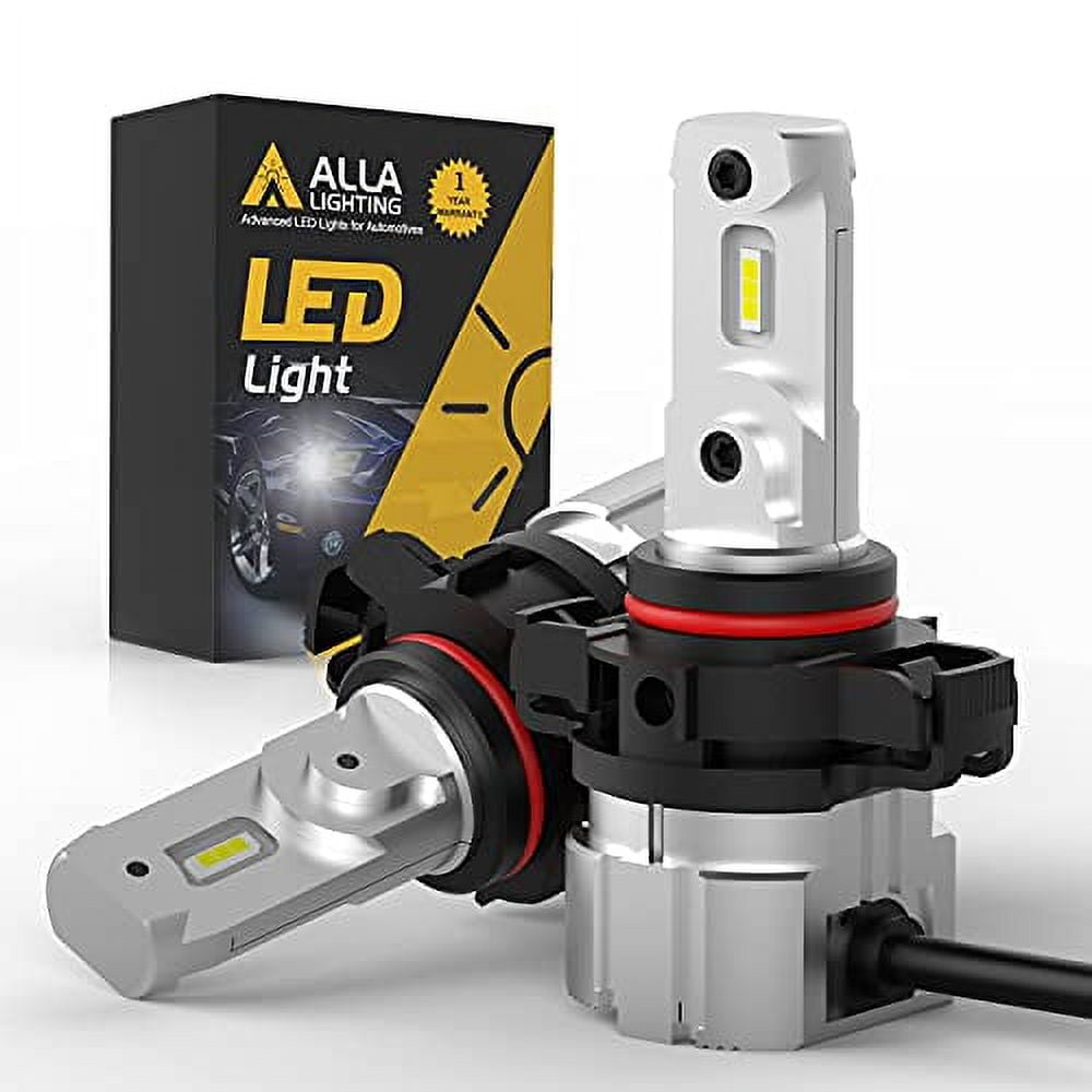 Alla Lighting 4000 Lumens 5201 5202 LED Fog Lights Bulbs/DRL Daytime ...