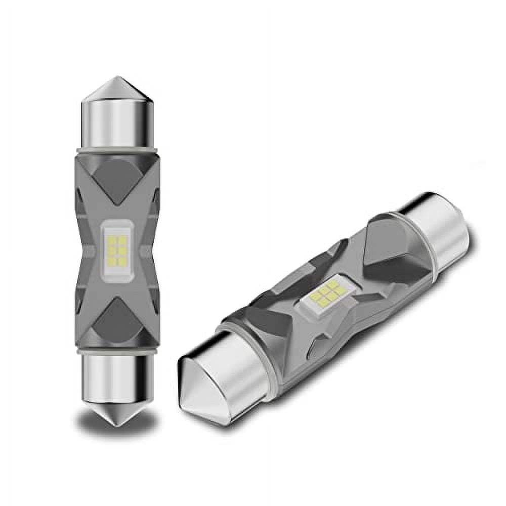 Alla Lighting 41mm 578 211-2 LED Bulbs CAN-Bus Festoon, 6000K Xenon ...