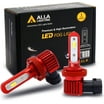 Alla Lighting H13 LED Headights Bulbs 12500LM FL-BH 9008, 6000K Xenon White - Walmart.com