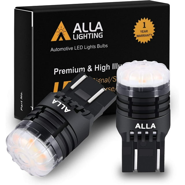 Alla Lighting 7444NA 7443 Switchback Bulbs LED Turn Signal Lights Super ...