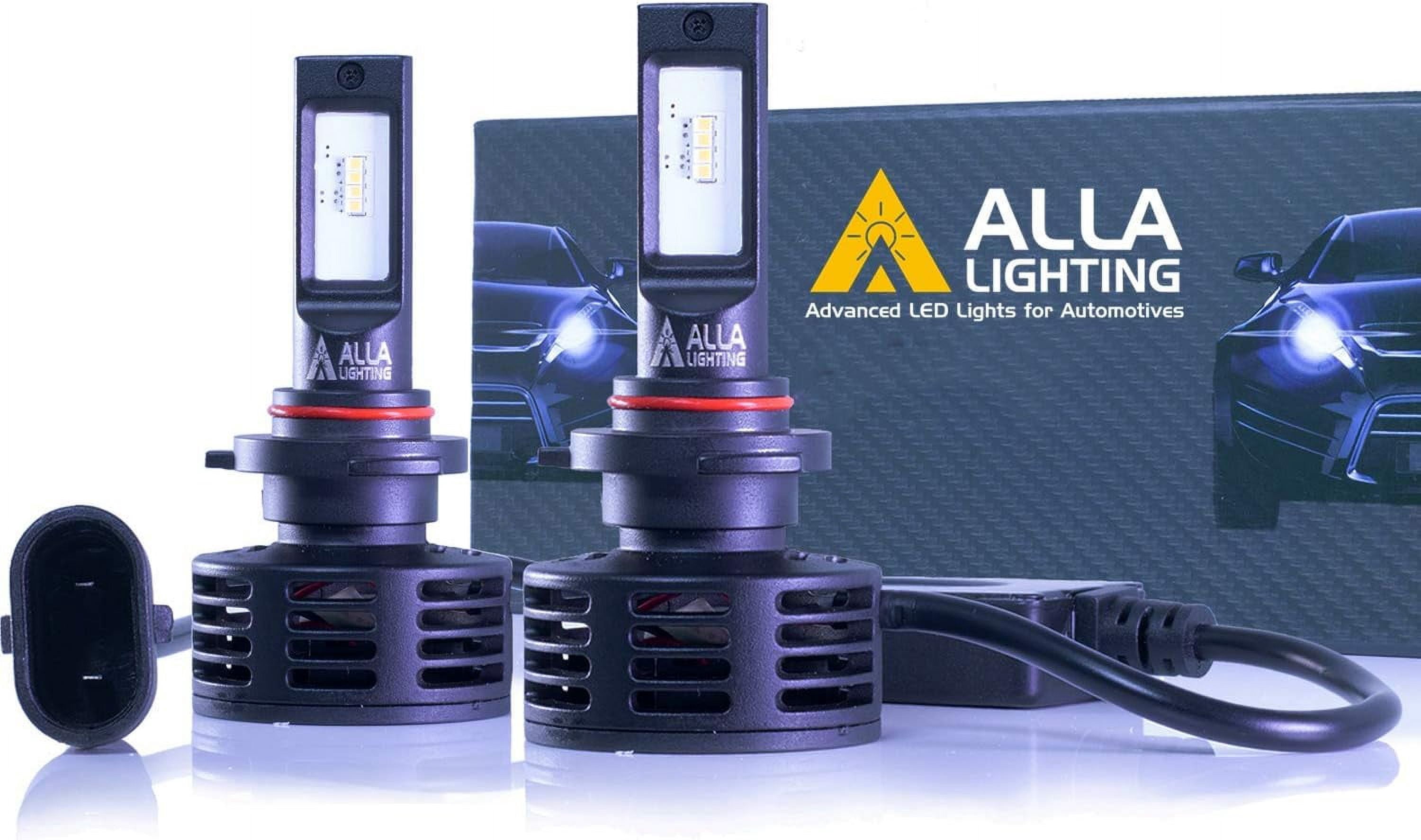 Alla Lighting 8000lm H11 LED Bulbs Extremely Super Bright ELA LED H8 H9 ...