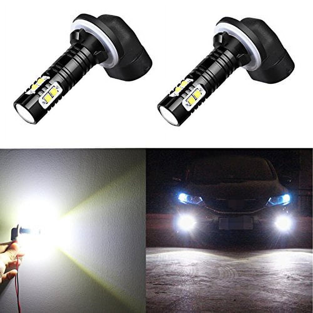 Alla Lighting 881 889 LED Bulbs, High Power 50W CREE Super Bright 6000K ...