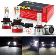 Alla Lighting Combo 9005 9006 LED Headights HB3 High HB4 Low Beam Conversion Kits Bulbs ...
