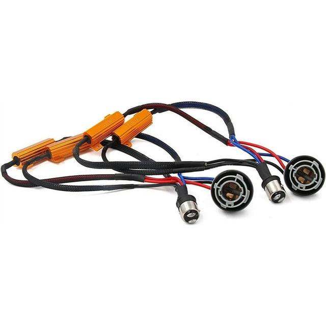 Alla Lighting BAY15 1157 2357 50W 6Ohm Error Free LED Lights Load ...