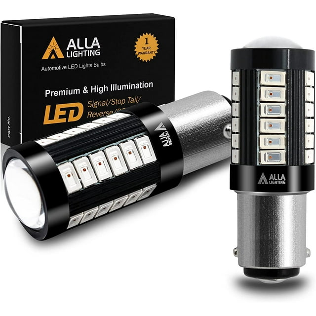 Alla Lighting BAY15D 7518 1157 LED Strobe Brake Lights Bulbs Xtreme ...