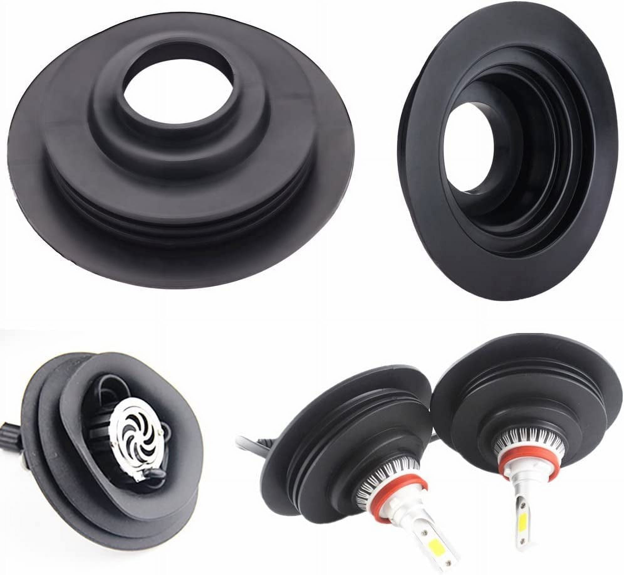 Alla Lighting Car LED Fog Light Dust Cover for H1 H4 H7 H11 H9 H8 HB4 ...