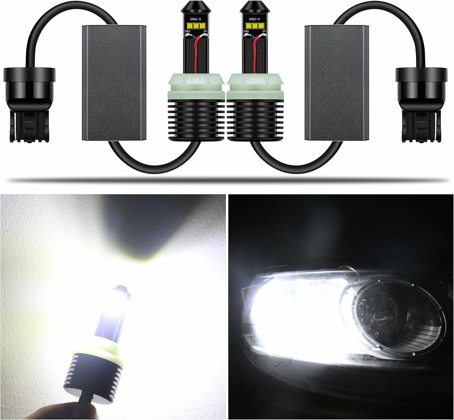 Alla Lighting Directly Plug & Play 1300 Lumens CAN-BUS Error Free 21W ...